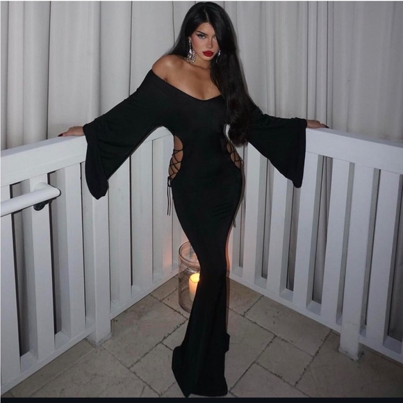 Amy Shehab | Dresses | Nwt Amy Shehab Shadow Lace Maxi Dress | Poshmark